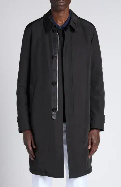 Tom Ford Microfaille Raincoat In Lb999 Black - 76% Off | Editorialist